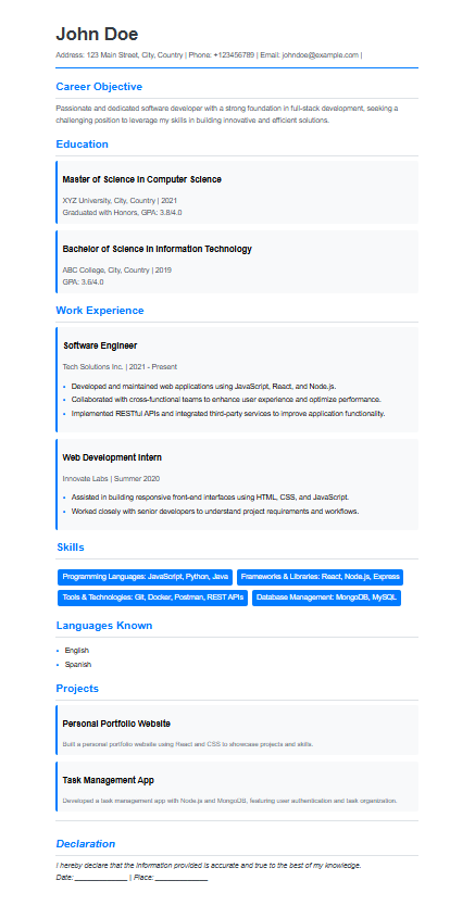 AI-Powered Resumes & Cover Letters By Sankhyana